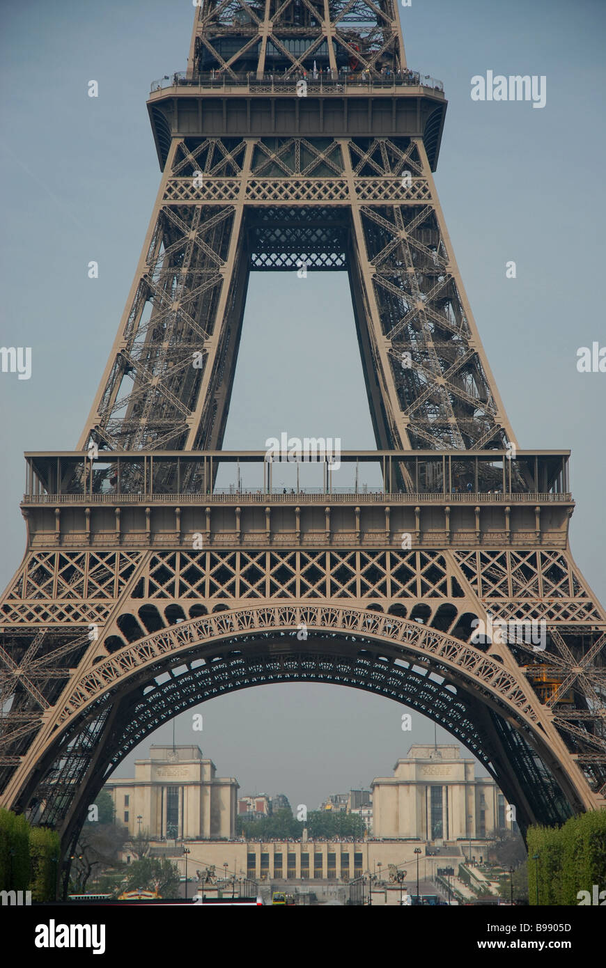 Eiffel tower bottom detail hi-res stock photography and images - Alamy