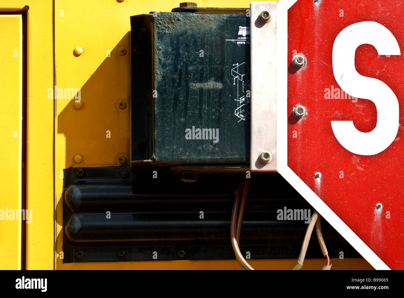 School bus stop sign hi-res stock photography and images - Alamy