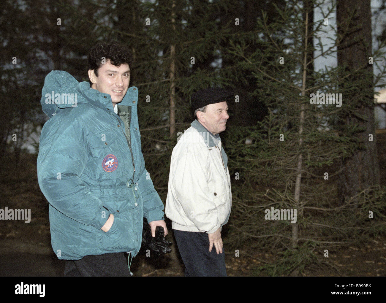 First Vice Premier Boris Nemtsov left and head of the presidential ...