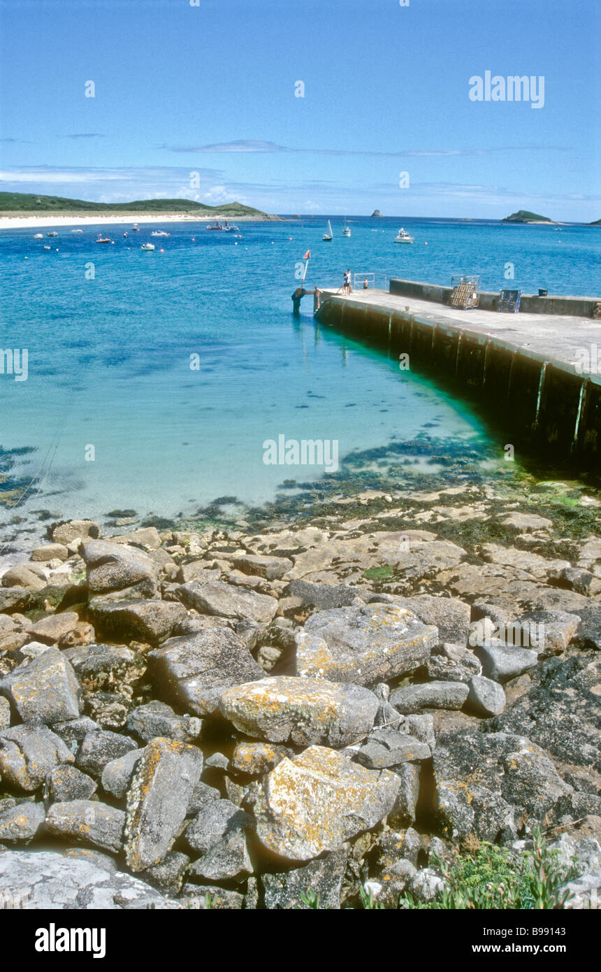 Higher town quay st martin scilly hi-res stock photography and images ...