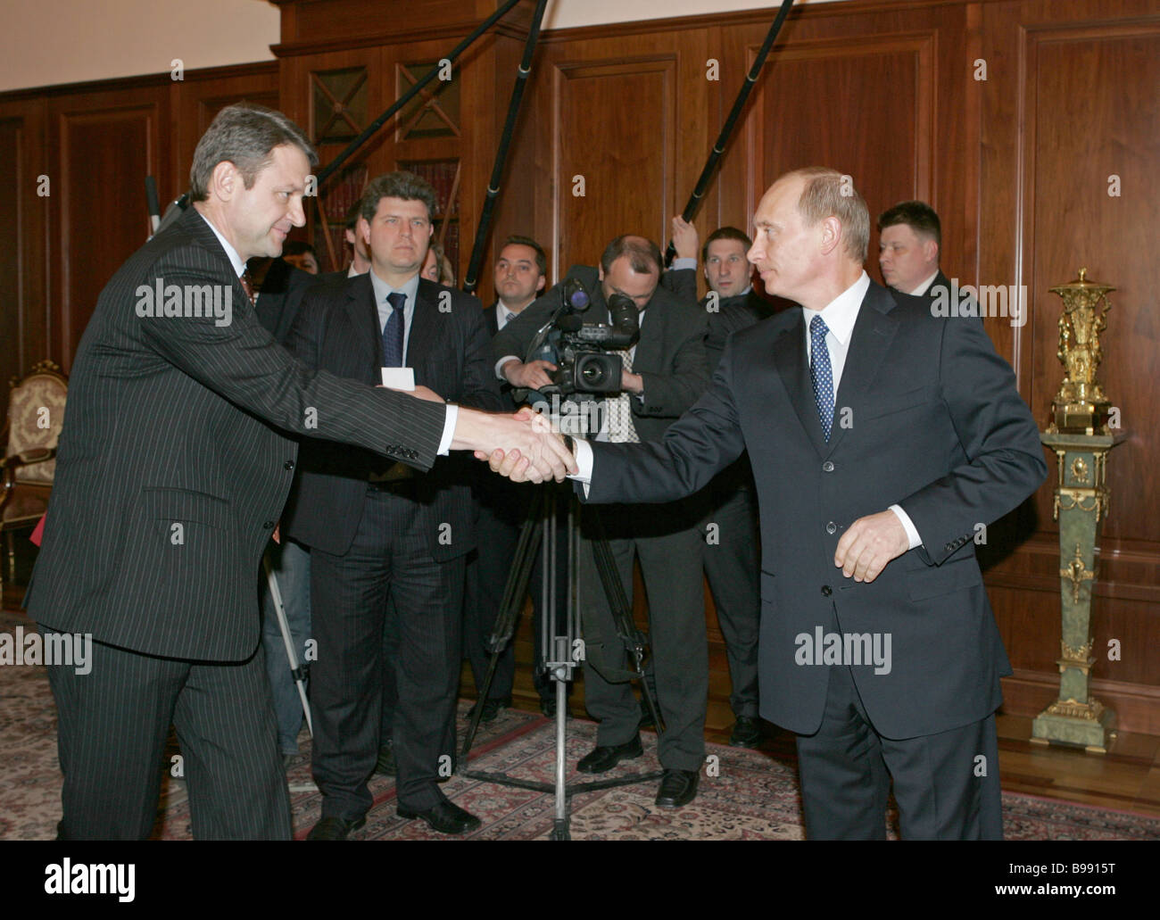 From left to right Krasnodar Territory Governor Alexander Tkachev and ...