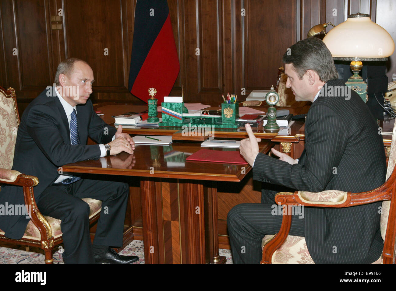 From right to left Krasnodar Territory Governor Alexander Tkachev and ...