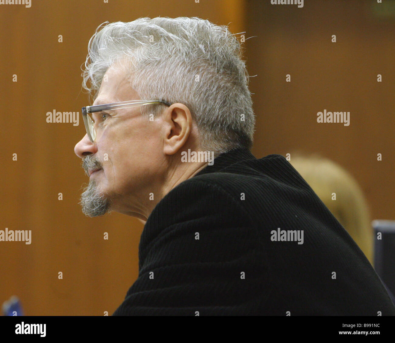 National Bolshevik Party leader Eduard Limonov attending the Moscow ...