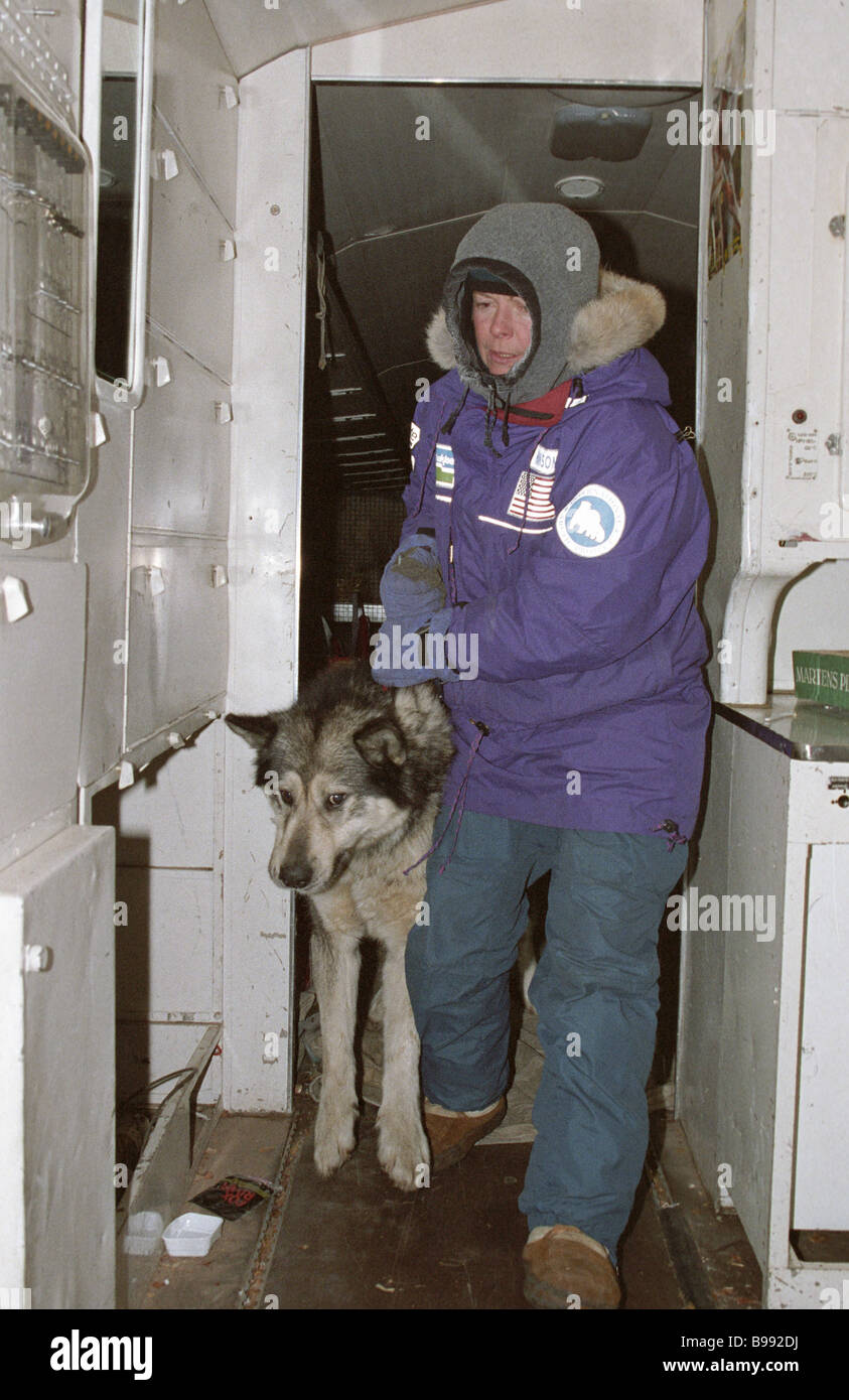 Will Stinger head of Twin Pole 95 international trans Arctic expedition ...