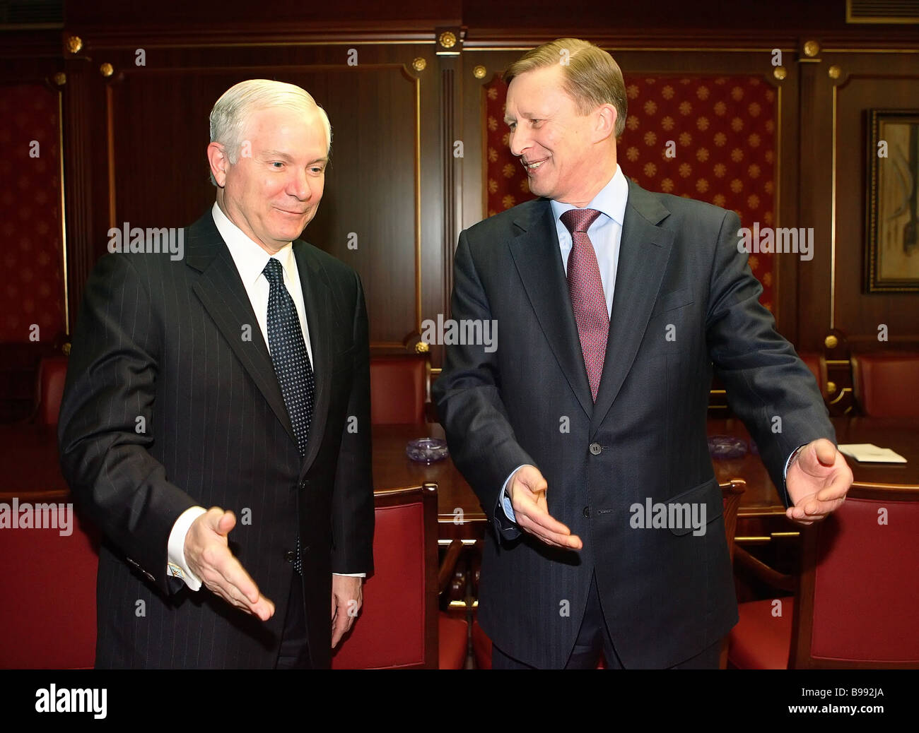 U S Defense Secretary Robert M Gates to the left and Russian First ... U S Defense Secretary Robert M Gates to the left and Russian First ...
