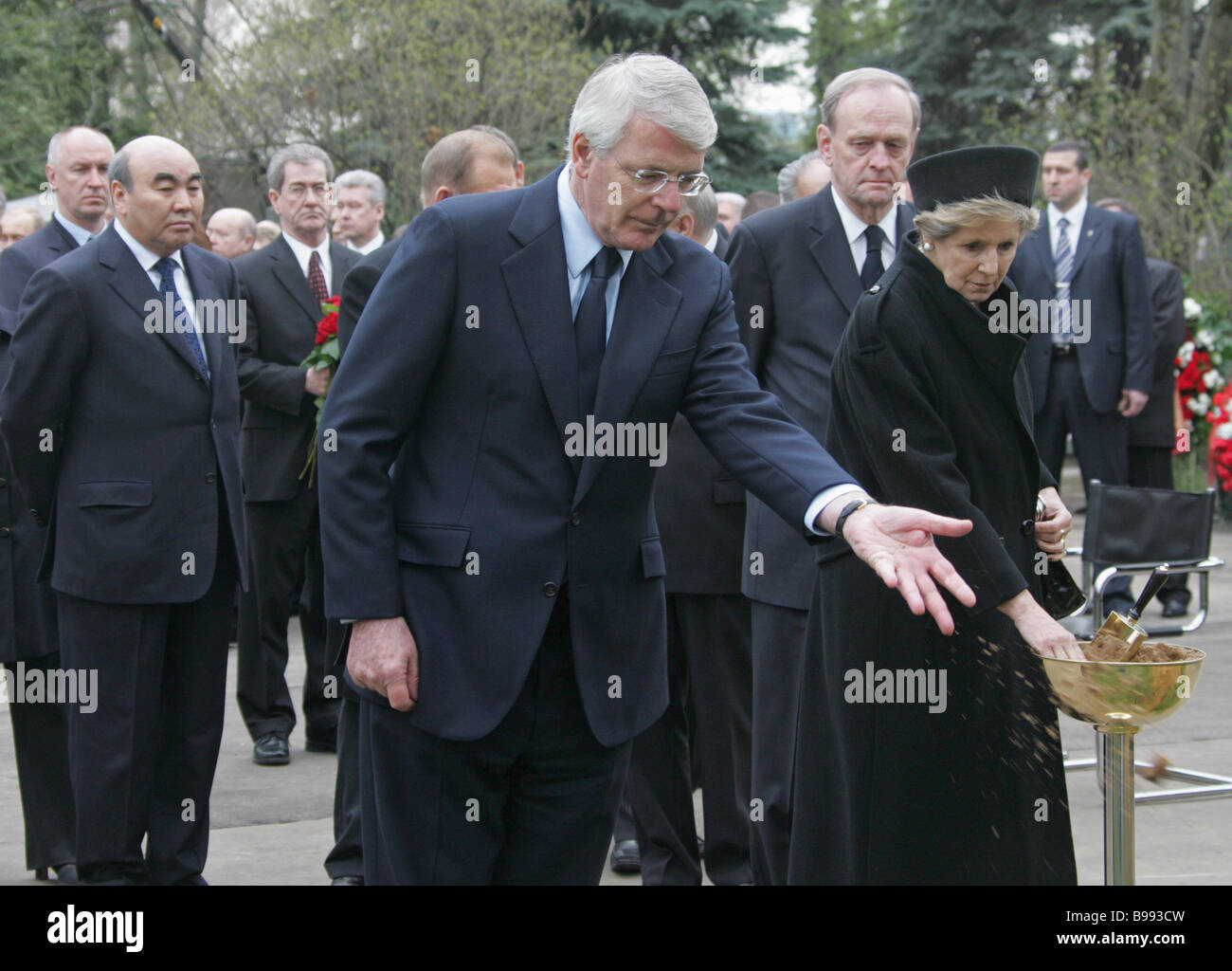 Burial Boris Yeltsin First Russian High Resolution Stock Photography ...