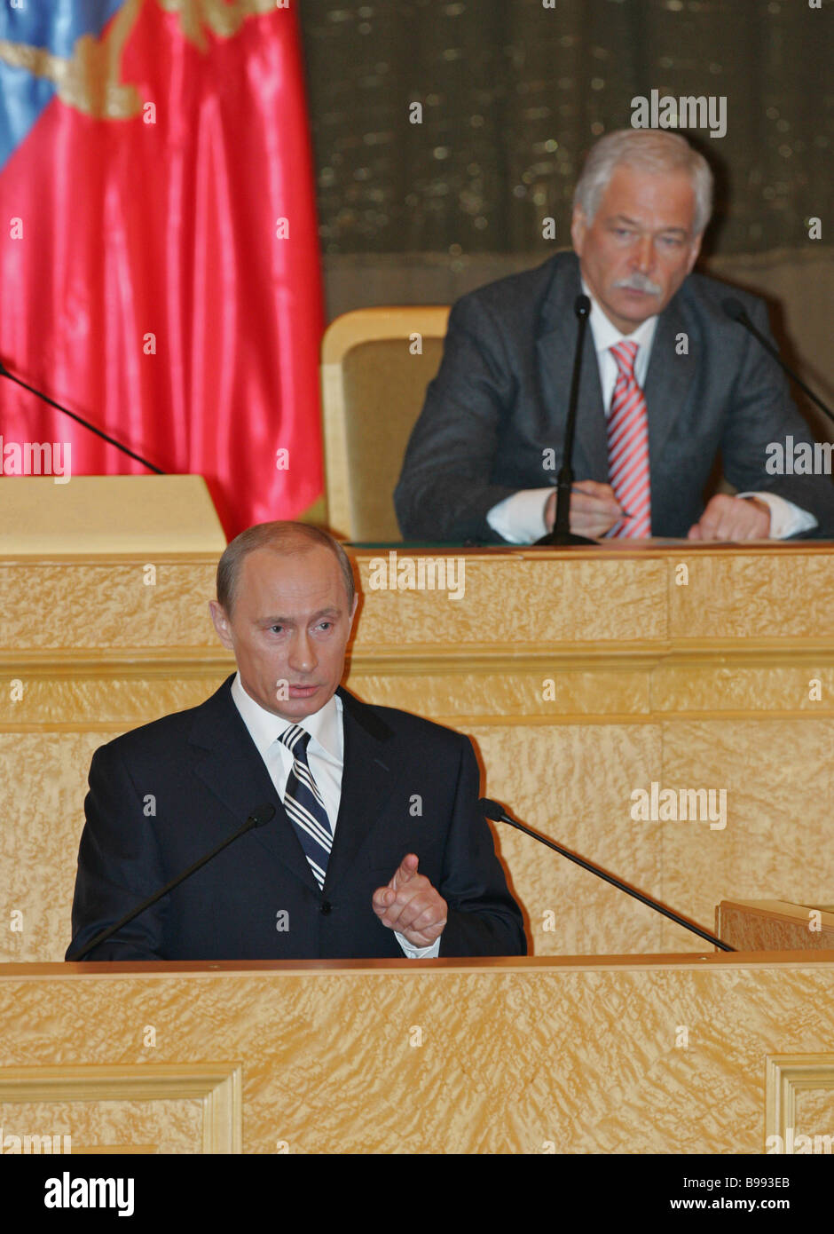Russian President Vladimir Putin delivers annual state of the nation ...