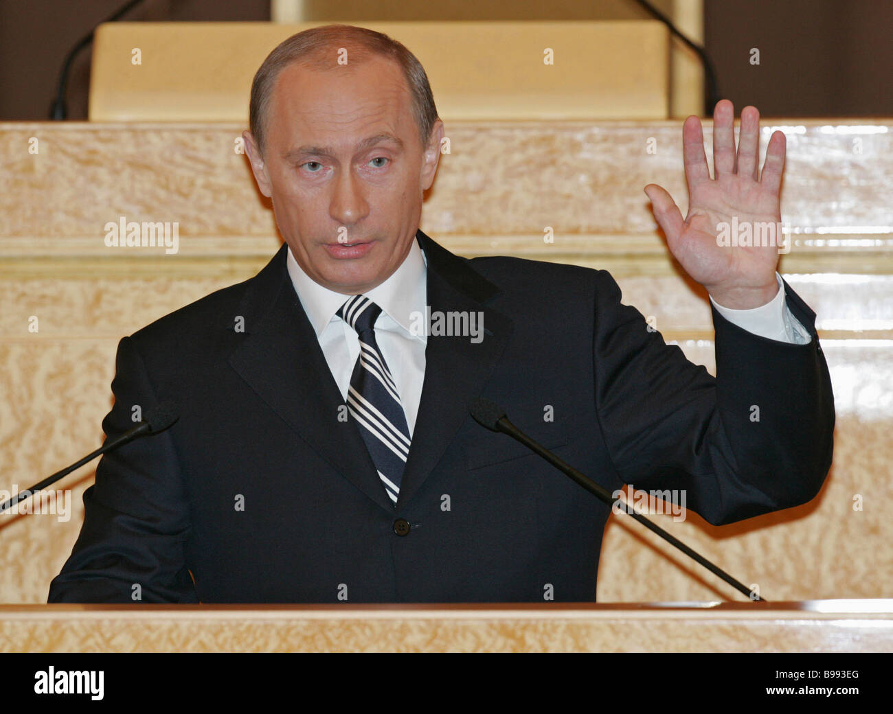 Russian President Vladimir Putin delivers annual state of the nation ...