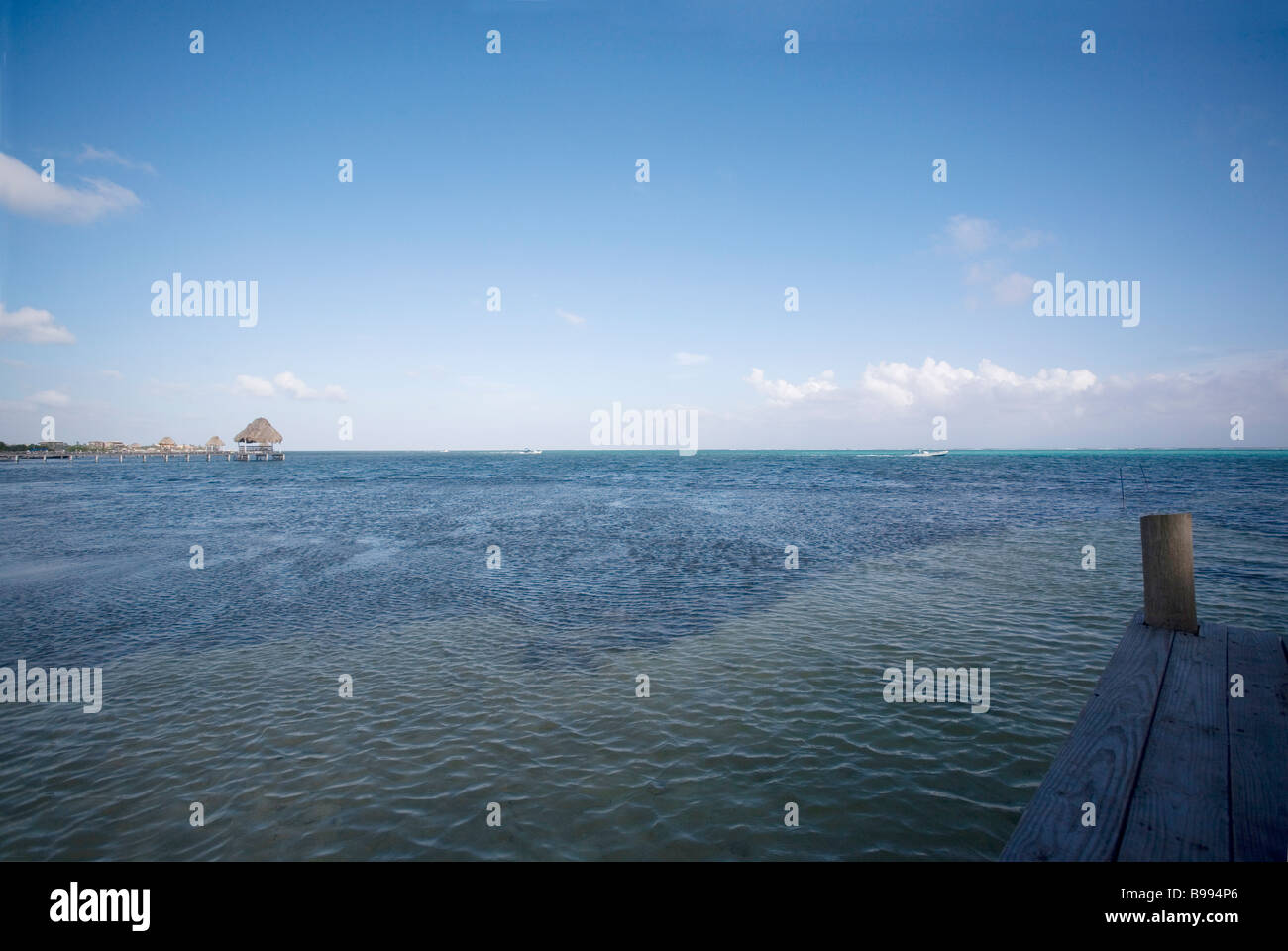 Beautiful sunset over resort dock hi-res stock photography and images ...