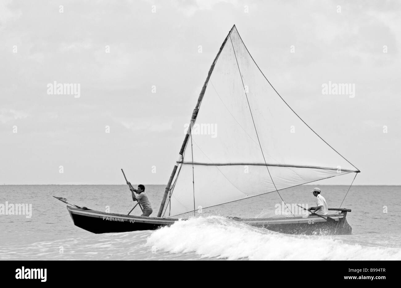 Jangada boat Black and White Stock Photos & Images - Alamy