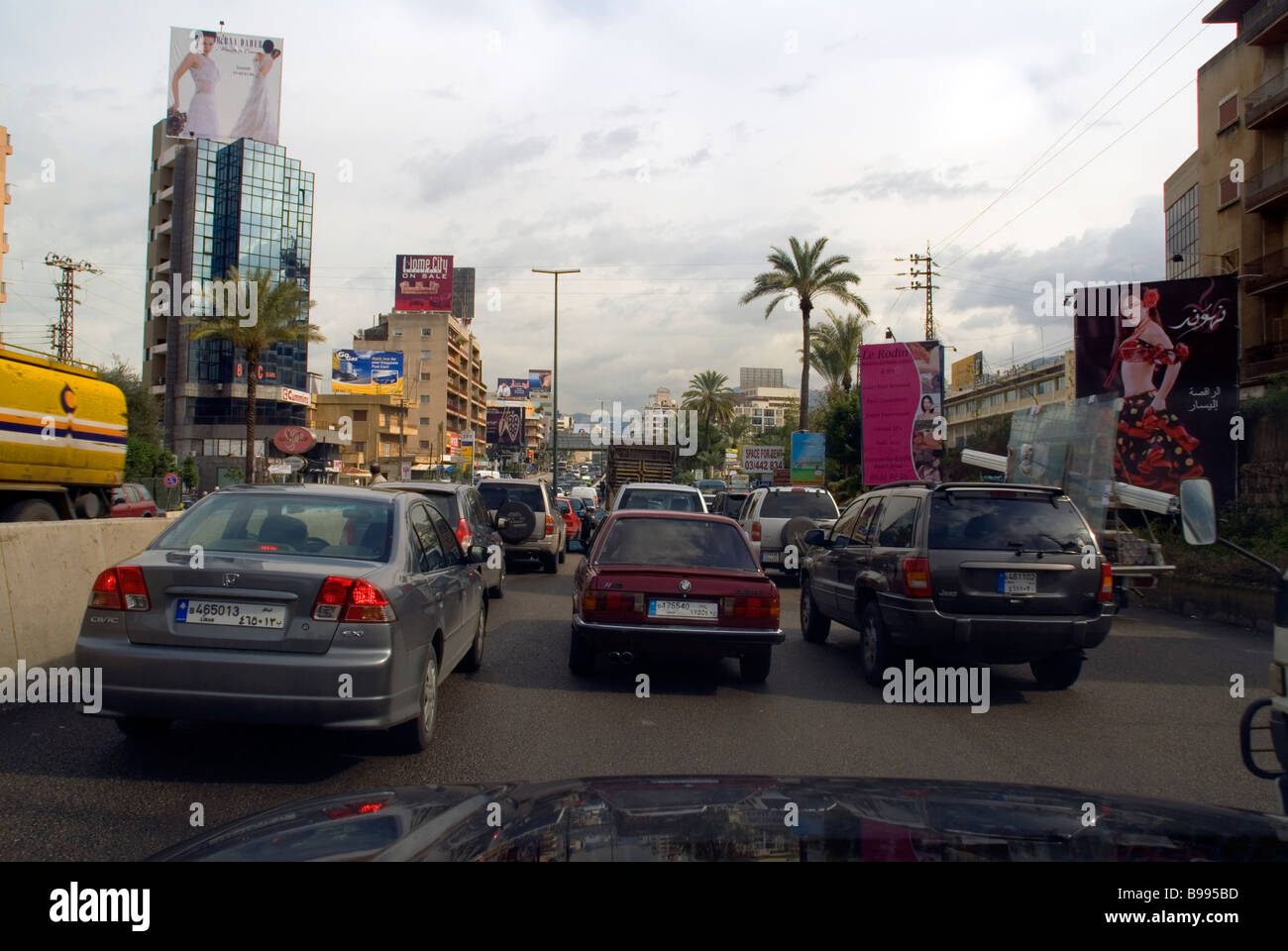 on the roadside beirut lebanon Stock Photo - Alamy