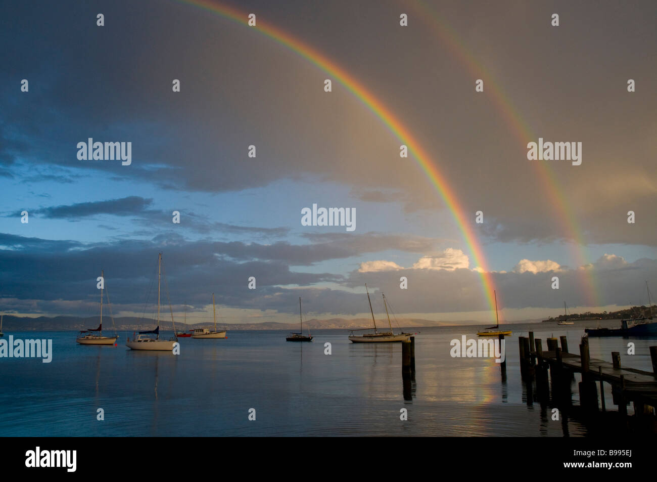 Double Rainbow Australia High Resolution Stock Photography and Images ...