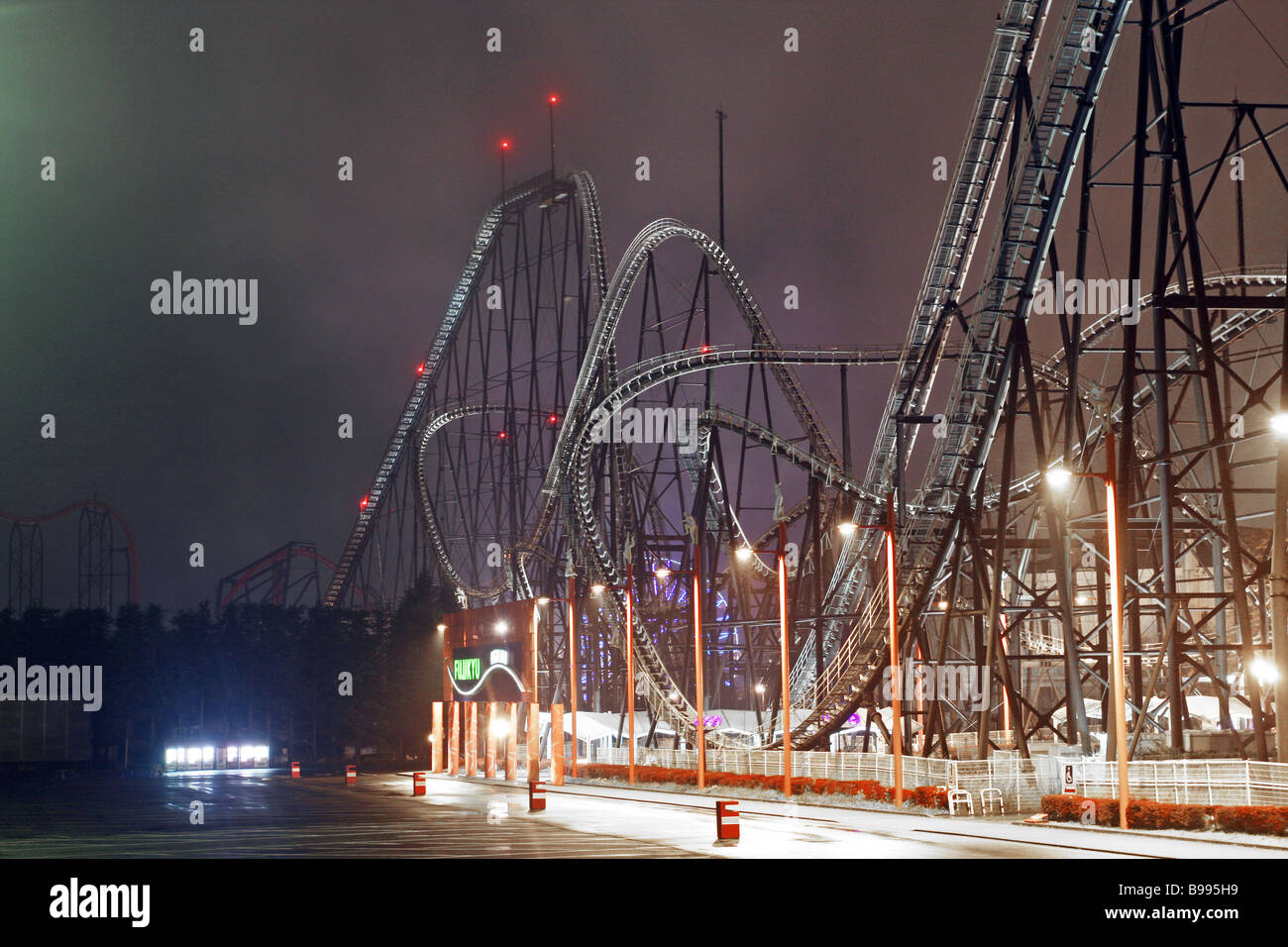 Fujiyama Roller Coaster Layout
