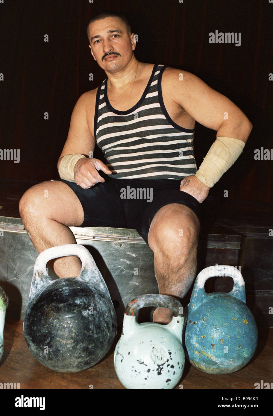 Vladimir Sineglazov a strongman from the ancient Russian town of Yelets ...