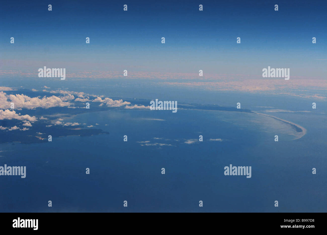 The Cook Strait in the Pacific Stock Photo - Alamy