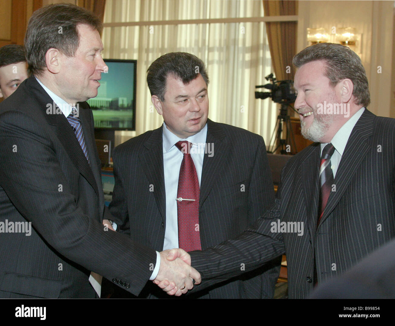 Left to right Vladimir Yakovlev Russia s Regional Development Minister ...