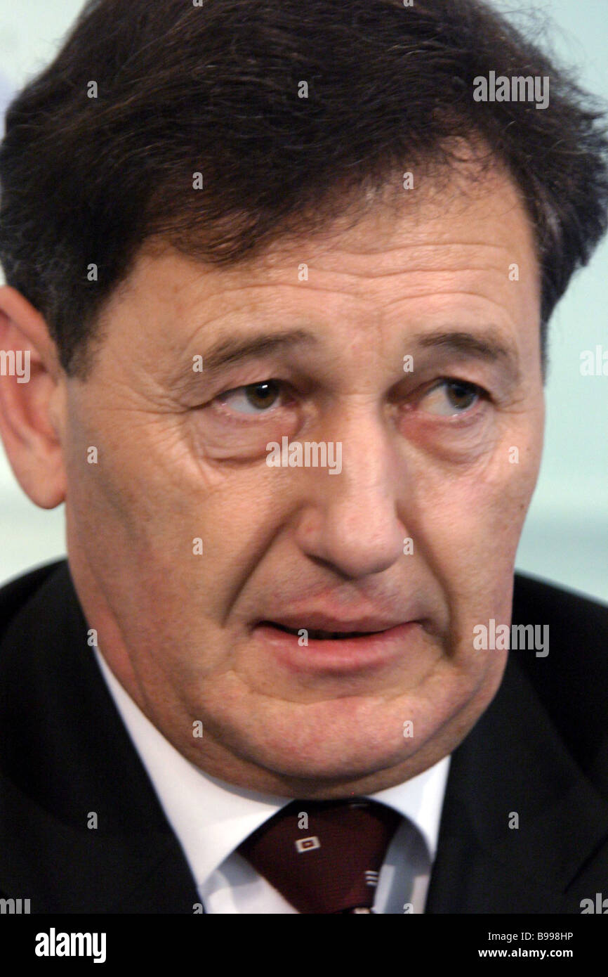 Georgi Sima leader of the Moldovan political party Labor Union Patria ...