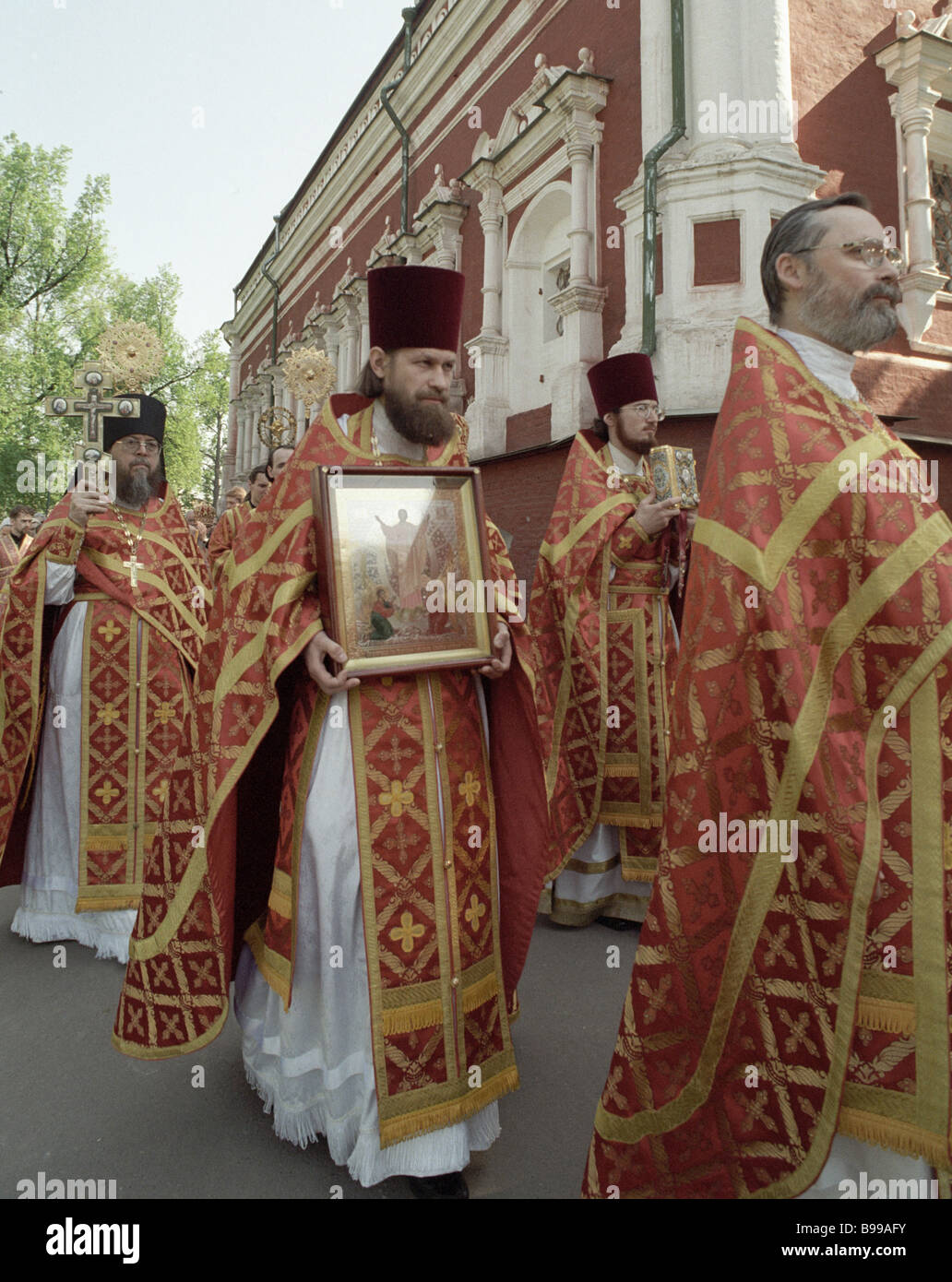 Religious procession during Easter celebration Stock Photo - Alamy