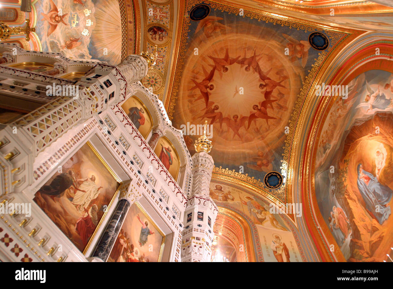 Inside the Christ the Saviour Cathedral Stock Photo - Alamy