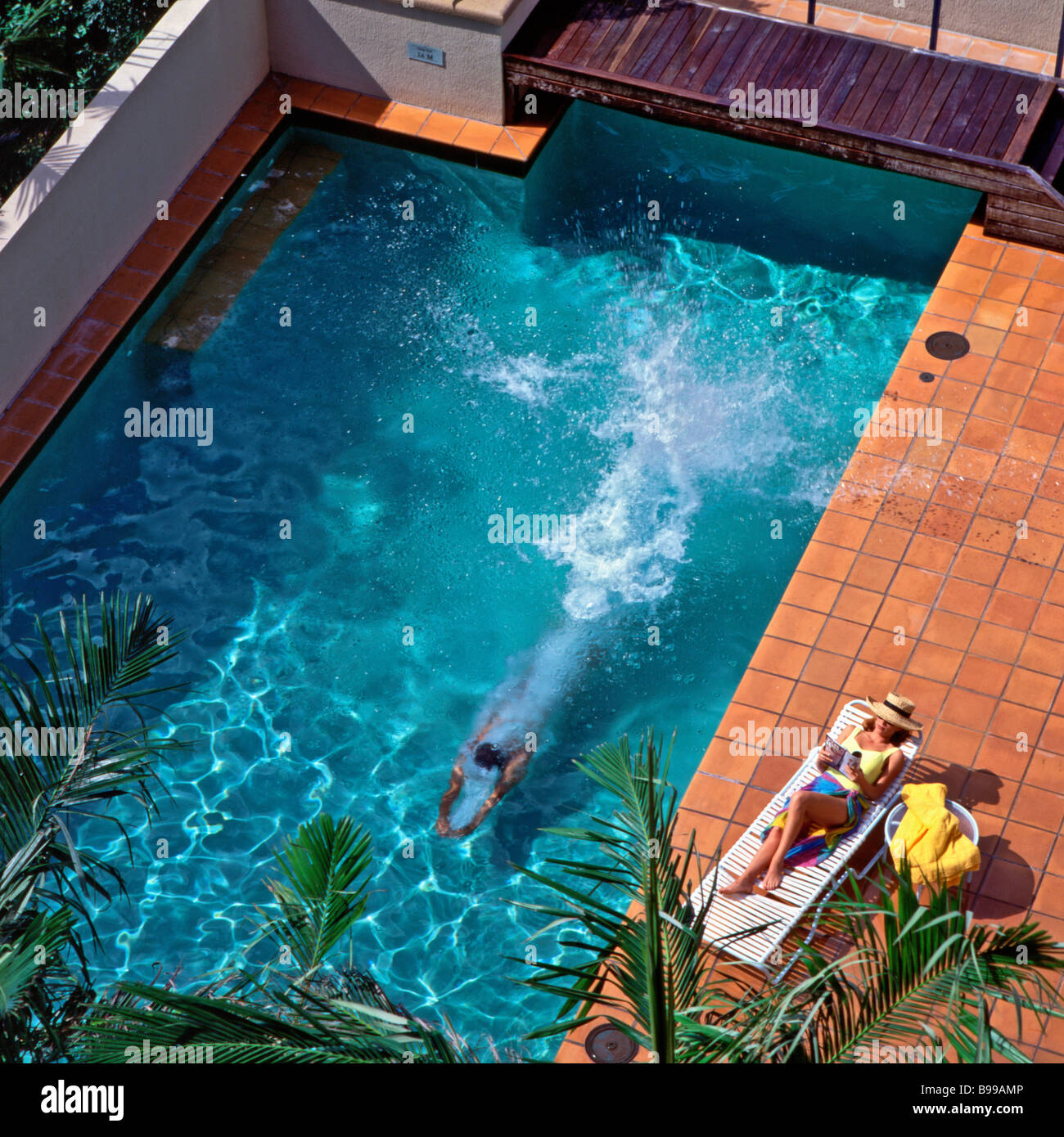 Man sunbaking hi-res stock photography and images - Alamy