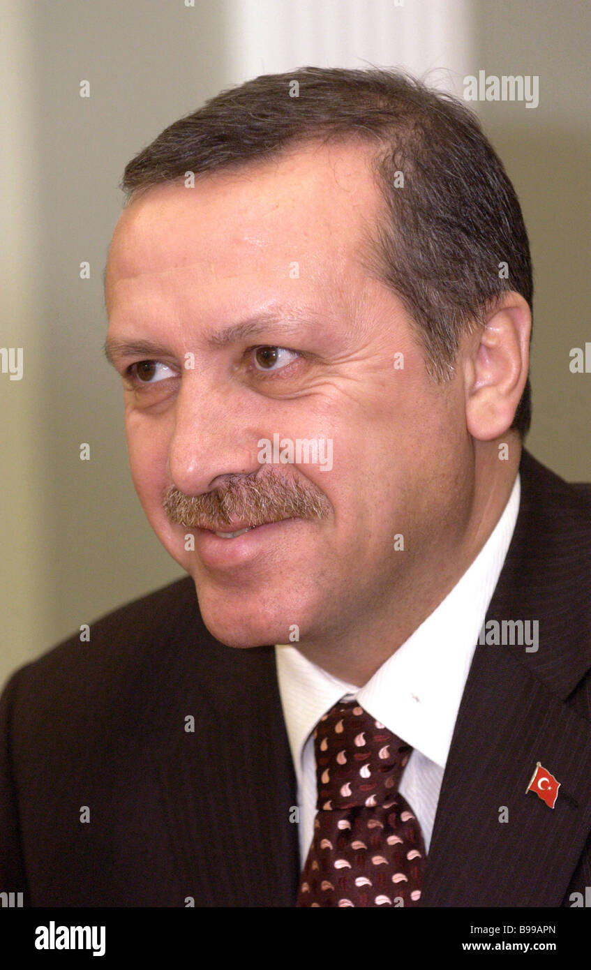 Turkish Prime Minister Regep Erdogan Stock Photo - Alamy