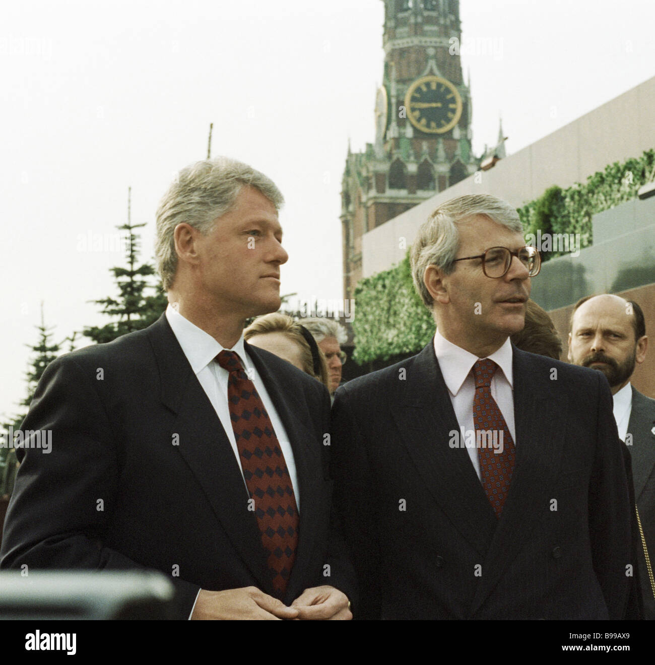 John Major Bill Clinton Prime Stock Photos & John Major Bill Clinton ...