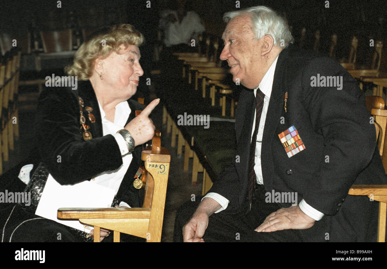 Actor Yuri Nikulin right one of the Best Entertainment Program Anchor ...