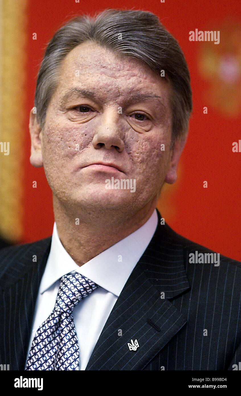 Ukrainian President Viktor Yushchenko in the Kremlin Stock Photo - Alamy
