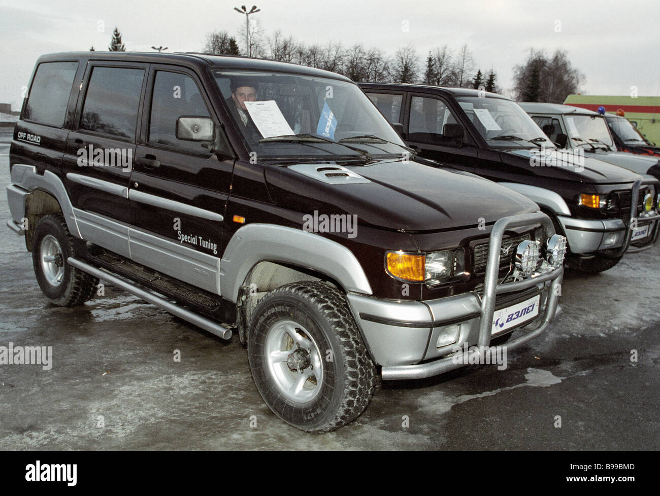 New UAZ car models Stock Photo - Alamy