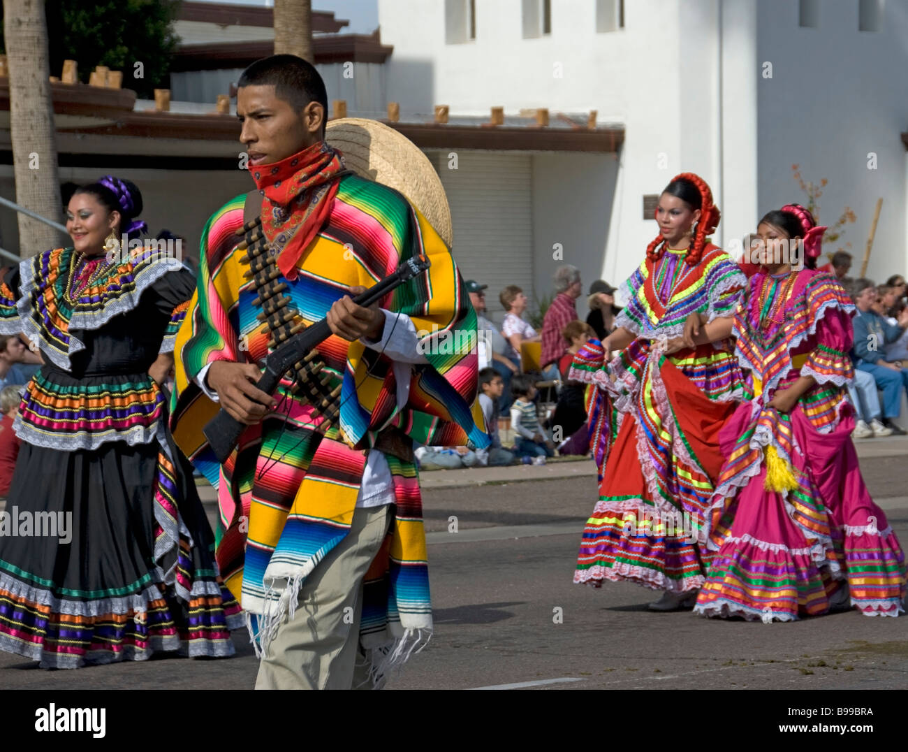 Stock photo of Fiesta Bowl Parade Phoenix Arizona Stock Photo - Alamy