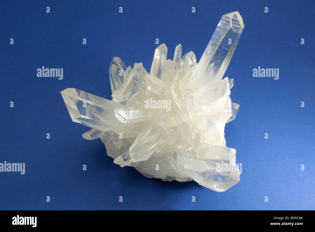 Rock Crystal, crystals, studio picture Stock Photo - Alamy