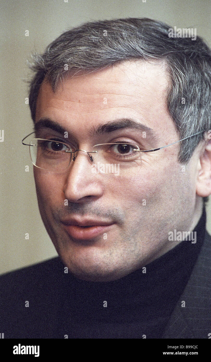 Mikhail Khodorkovsky chairman of the board of directors of the YUKOS ...