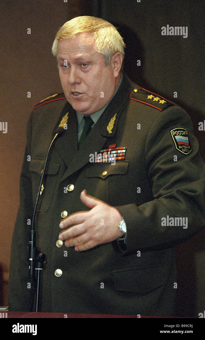 Colonel General Vyacheslav Tikhomirov Russian Interior Ministry Force ...