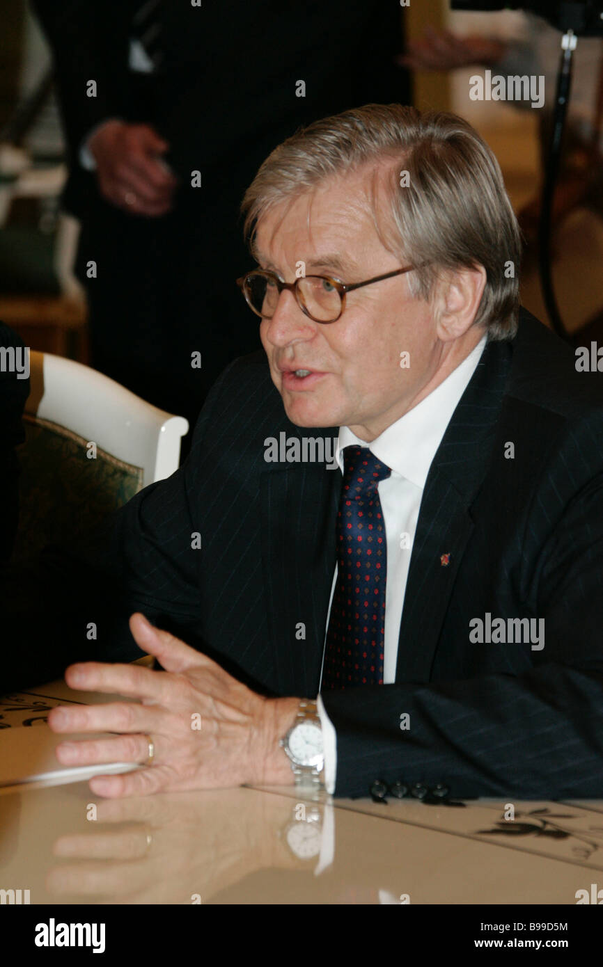 Rene van der Linden President of the Parliamentary Assembly of the ...