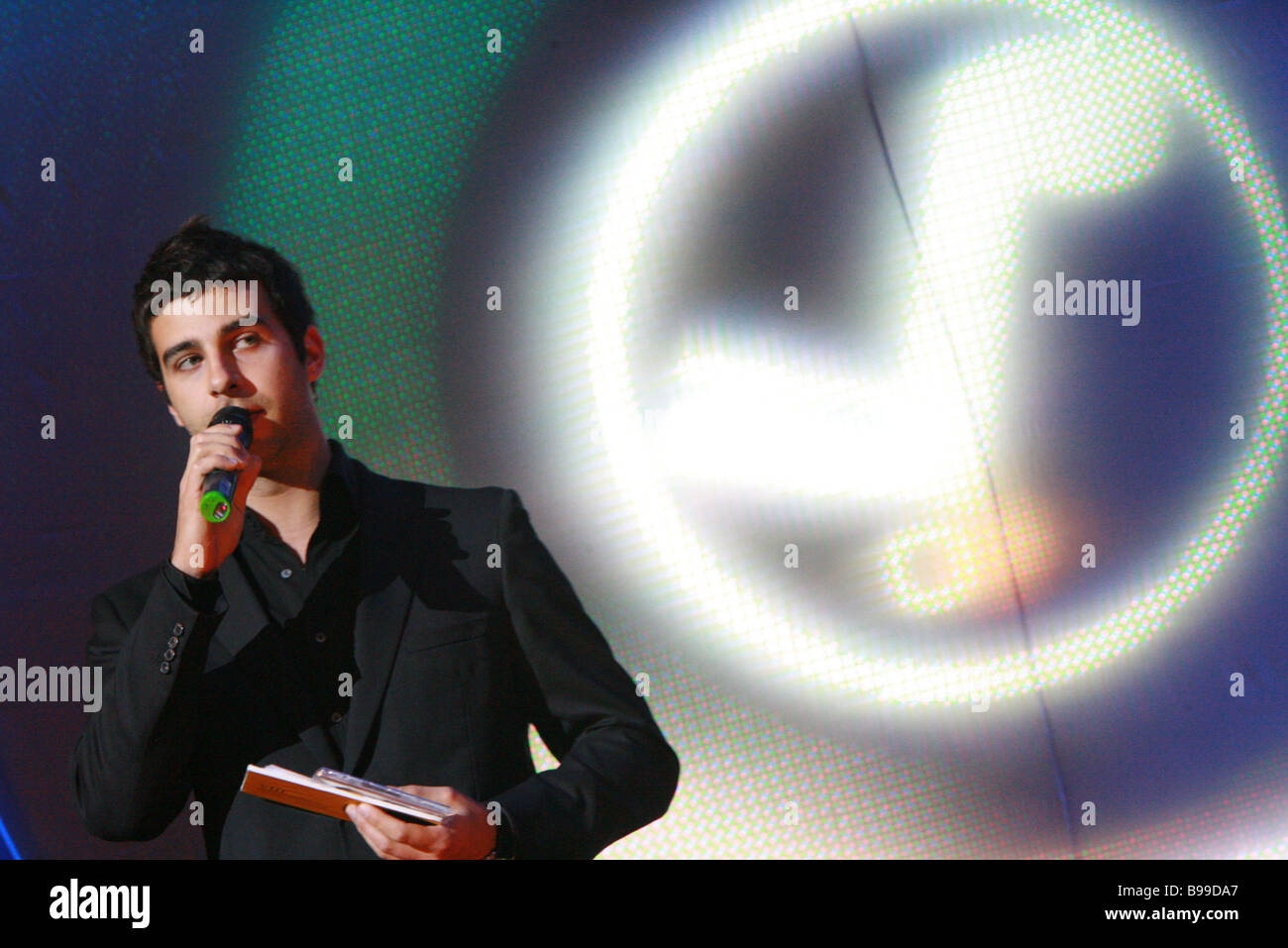 Television anchor Ivan Urgant at the 8th ceremony of awarding the prize ...