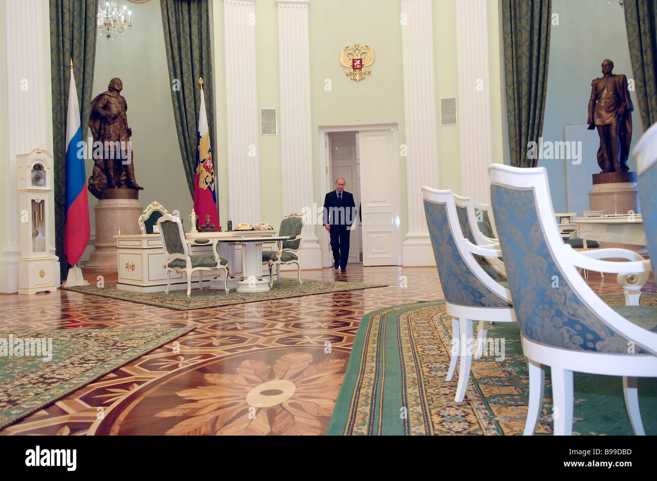 Russian President Vladimir Putin in the Kremlin Stock Photo - Alamy