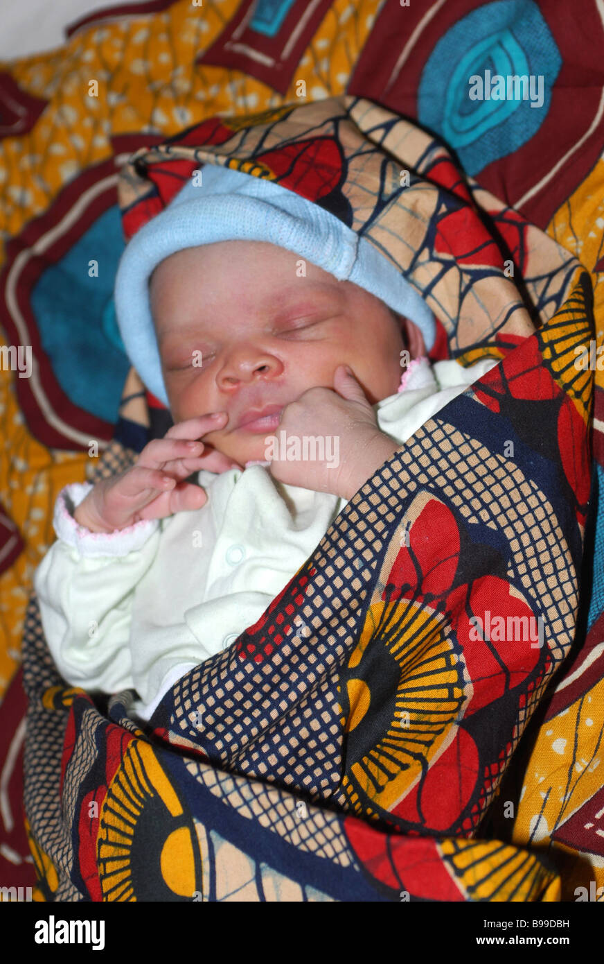 newborn Nigerian African baby delivered by caesarian section in a ...