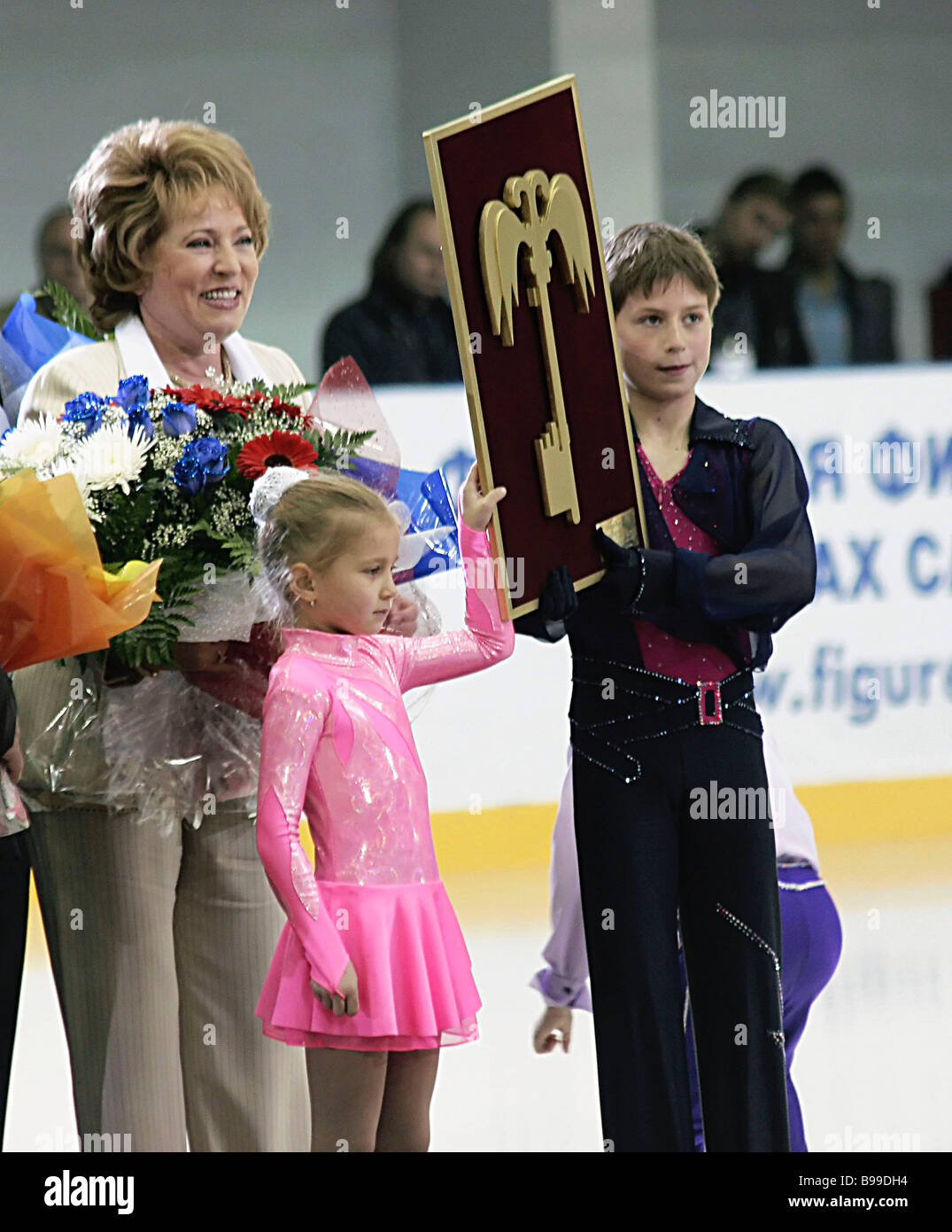 St Petersburg governor Valentina Matviyenko at the ceremonial opening ...