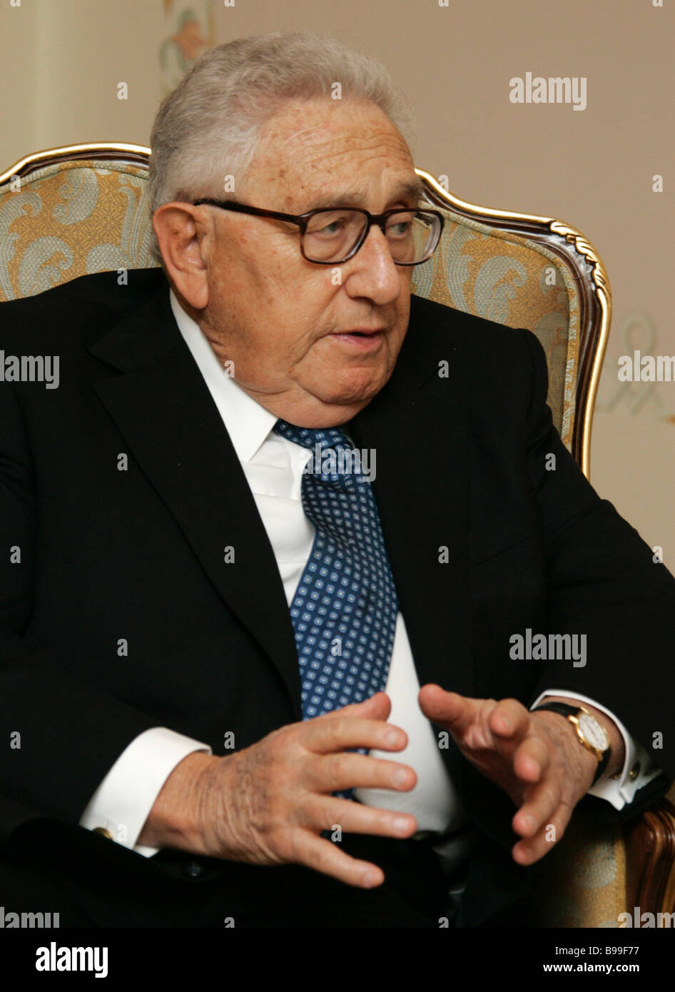 The ex US State Secretary Henry Kissinger Stock Photo - Alamy