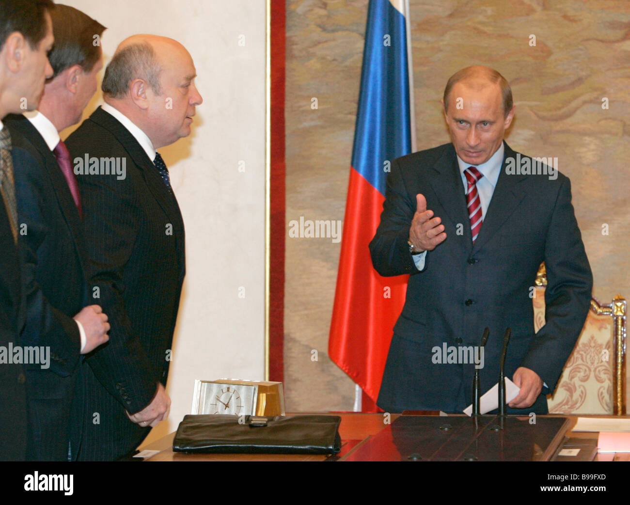 Left to right Russian Deputy Prime Minister Alexander Zhukov First ...