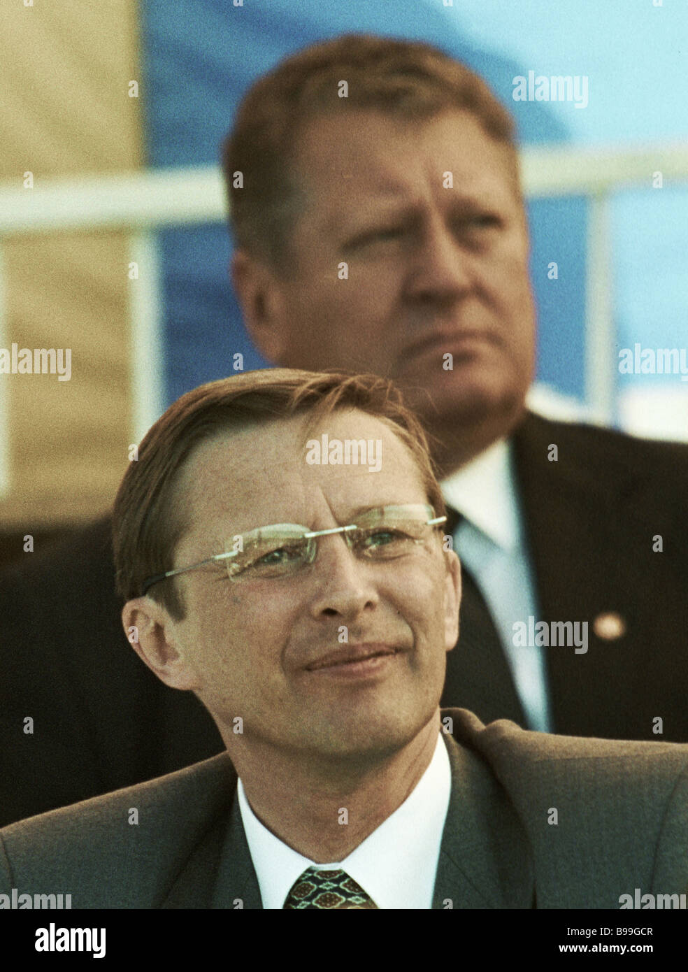 Russian Defence Minister Sergei Ivanov at field meet dedicated to the ...