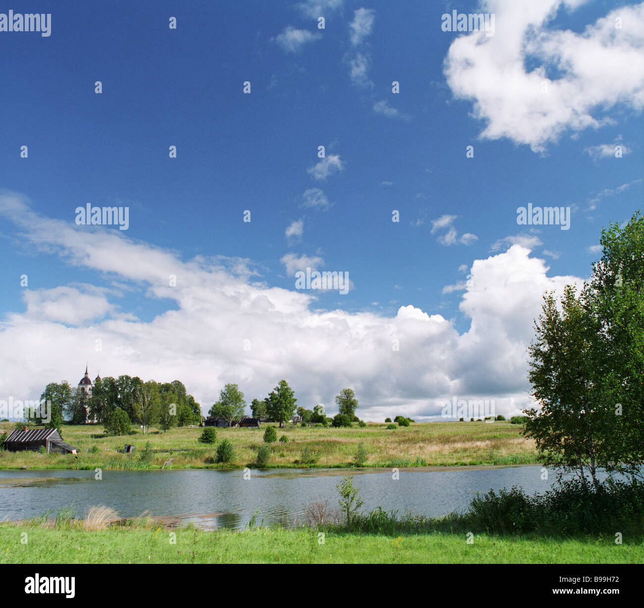 The environs of the Semyonovskoye village Yaroslavl Region Stock Photo ...