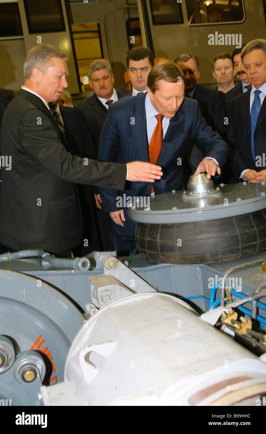 From left to right Andrei Andreyev Metrovagonmash or Mytishchi Car ...