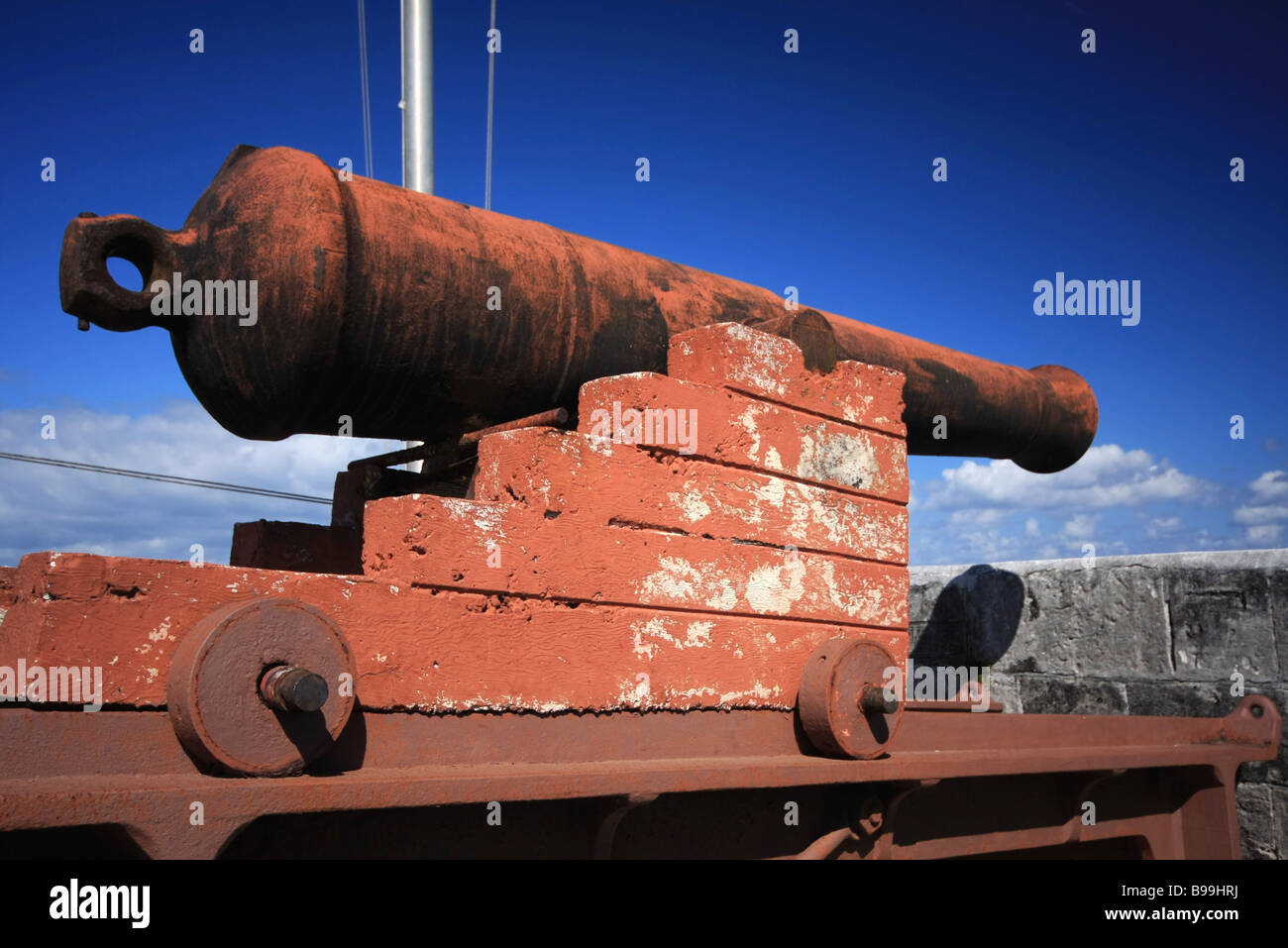 Old colonial cannon at the Bahamas Stock Photo - Alamy