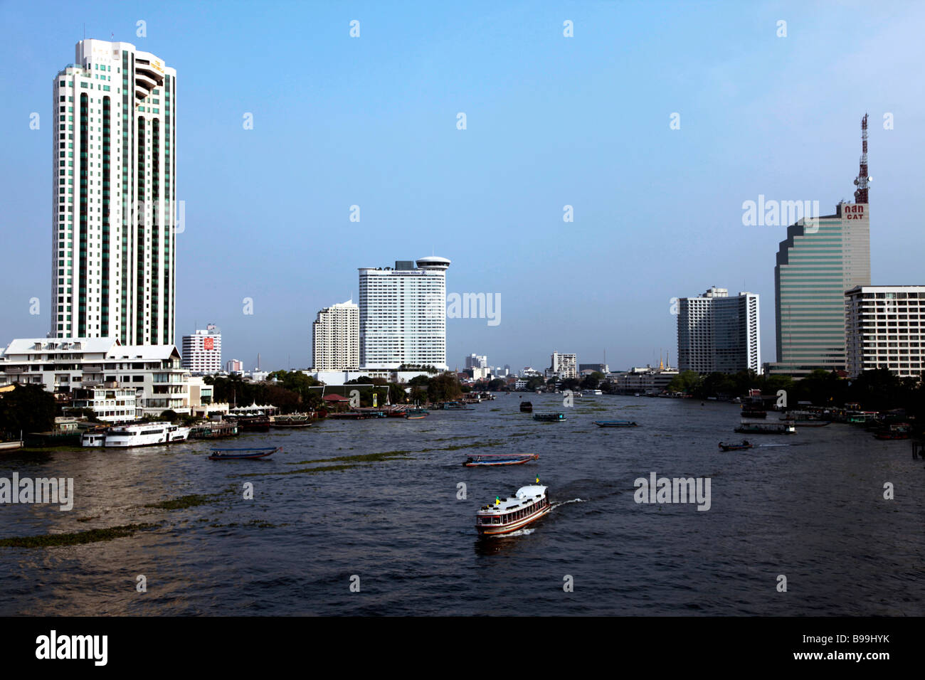 Chao Praya River in Bangkok, Thailand Stock Photo - Alamy