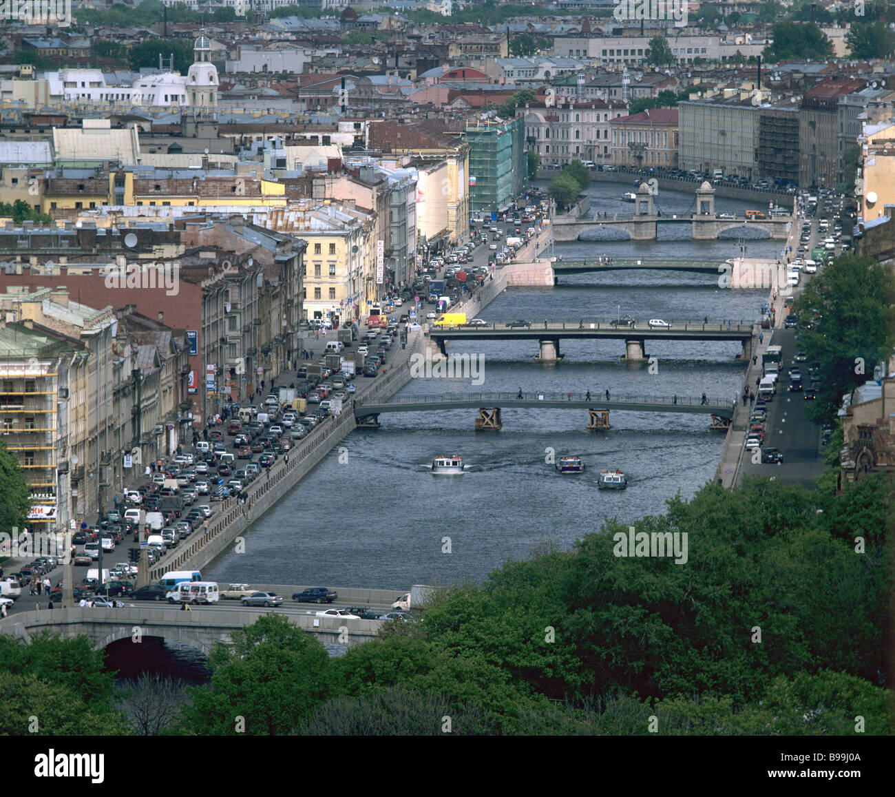 A view of St Petersburg from Ulitsa Fontanka Stock Photo - Alamy