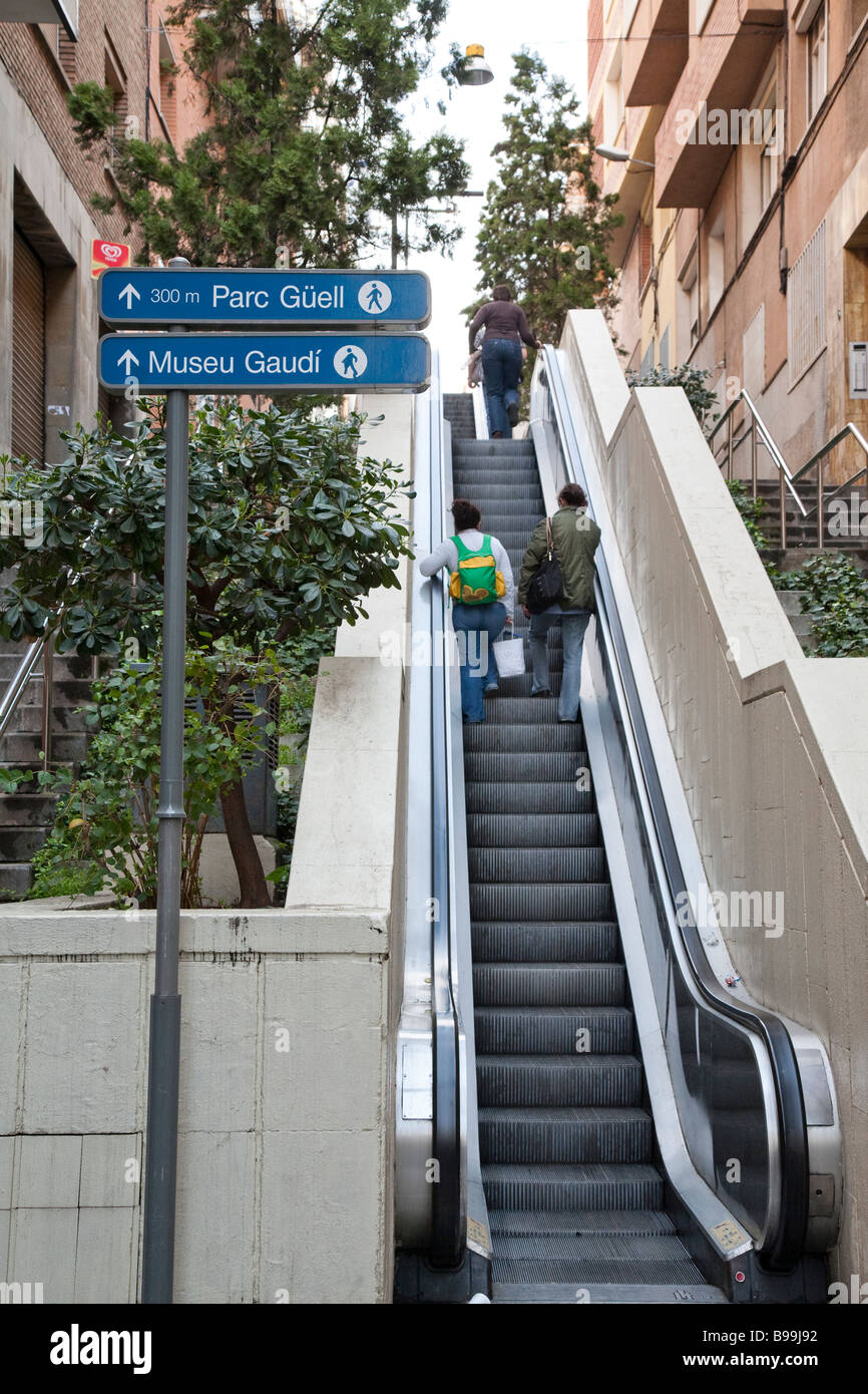 Outdoor escalator spain hi-res stock photography and images - Alamy
