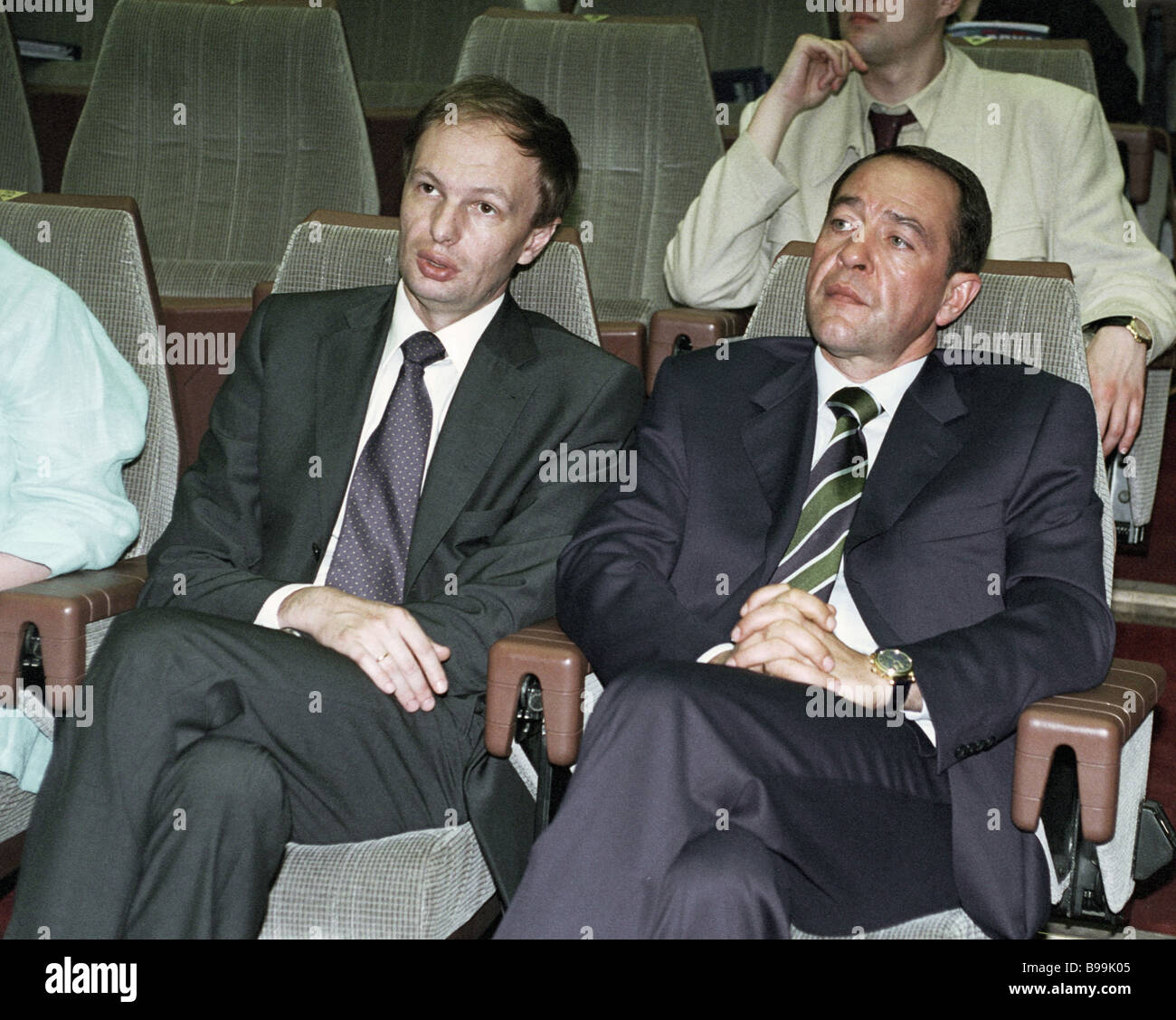 Russian Minister of Press Television and Mass Communications Mikhail ...