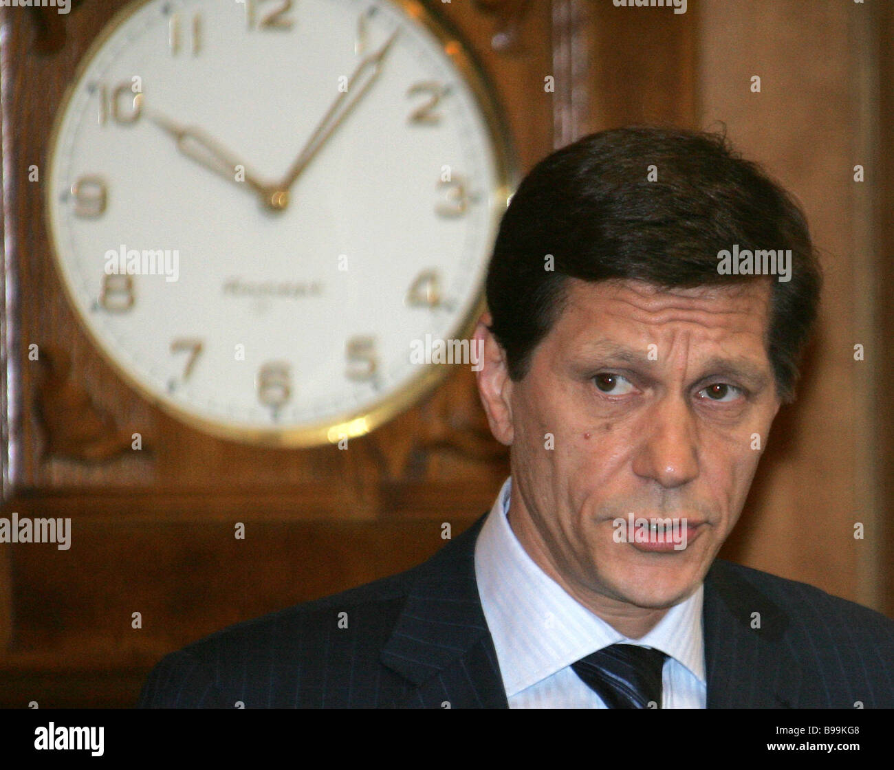Russia s deputy prime minister Alexander Zhukov at a Russian government ...