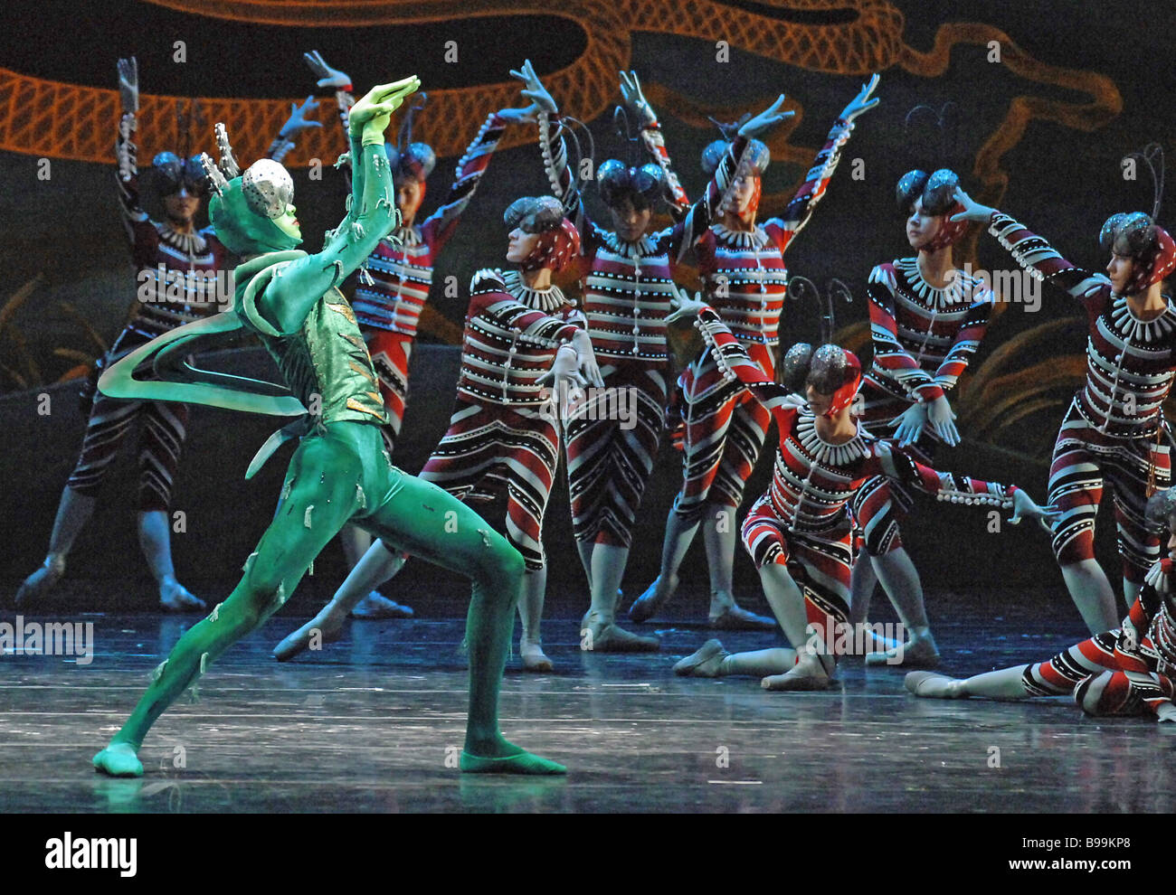 Scene from ballet Sacred Spring Premiere of three single act ballets ...